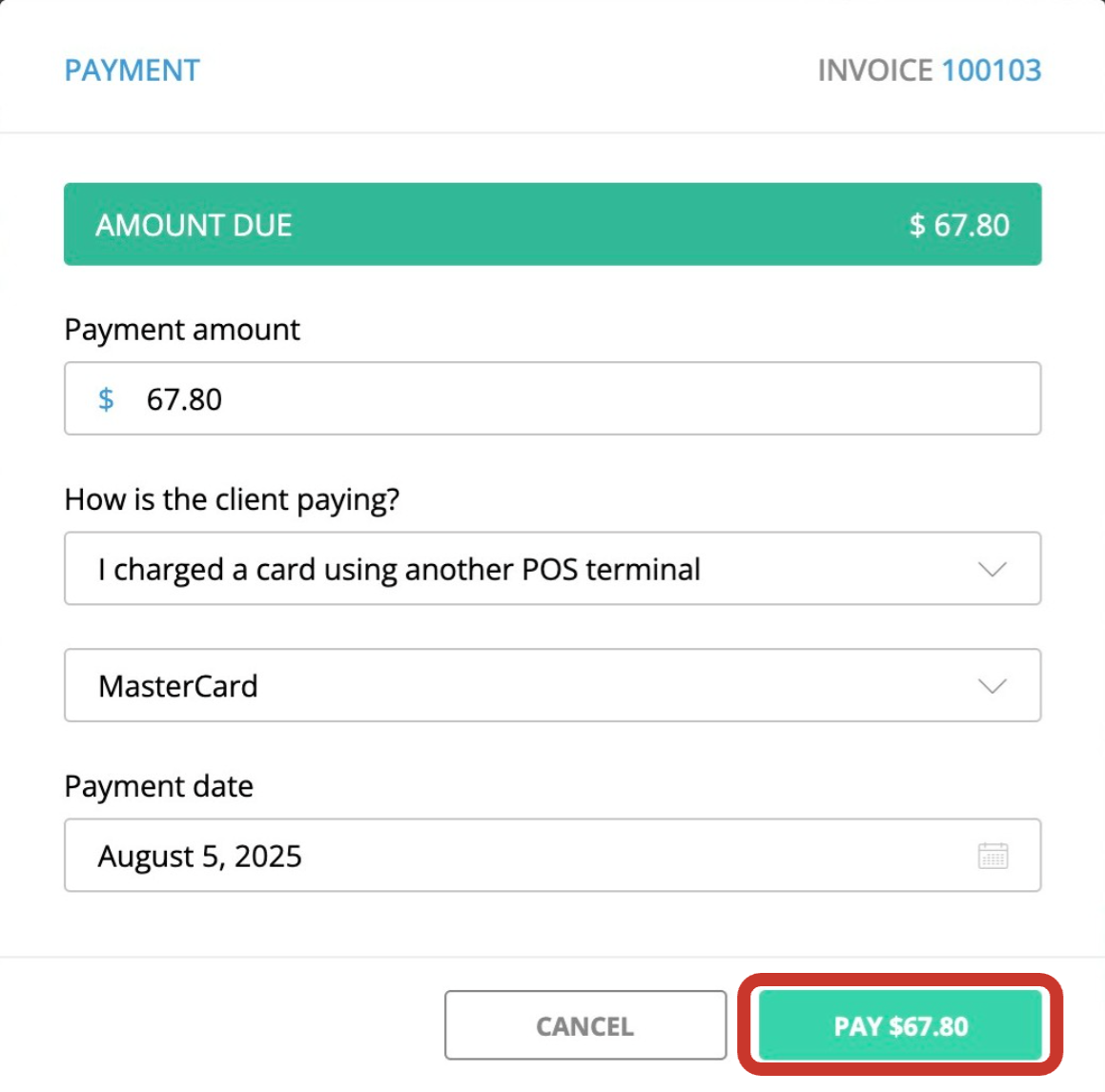 How to individually add payments to invoices – ClinicSense
